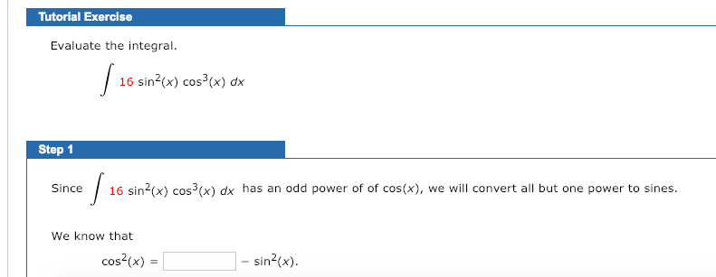 Solved Step 5 Notice that the original integral e78 sin(80) | Chegg.com