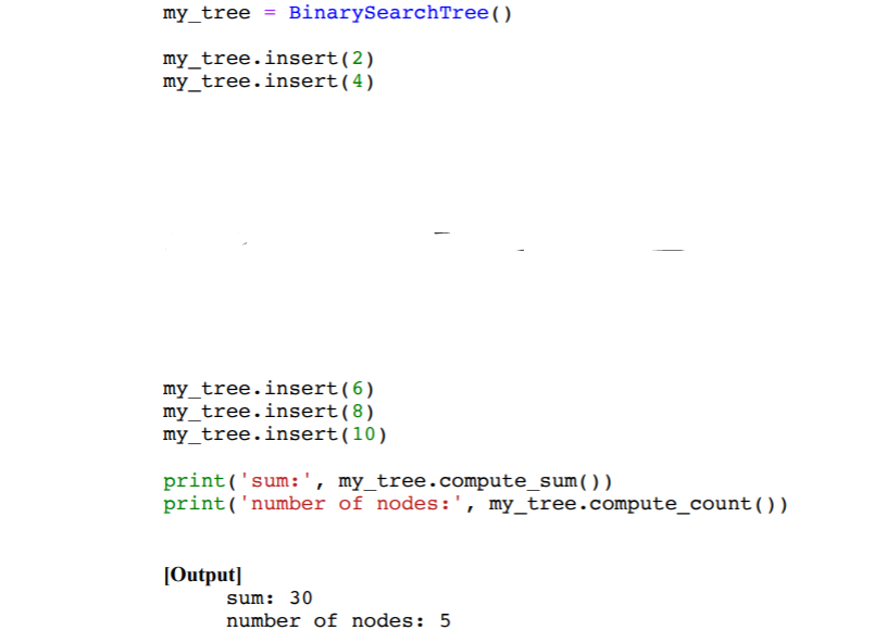 Solved Python Can you use this Binary Search Tree (BST) | Chegg.com
