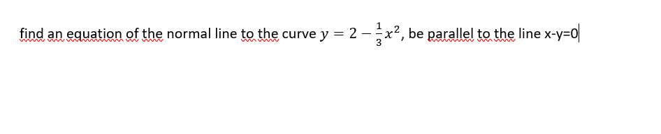 Solved find an equation of the normal line to the curve y = | Chegg.com