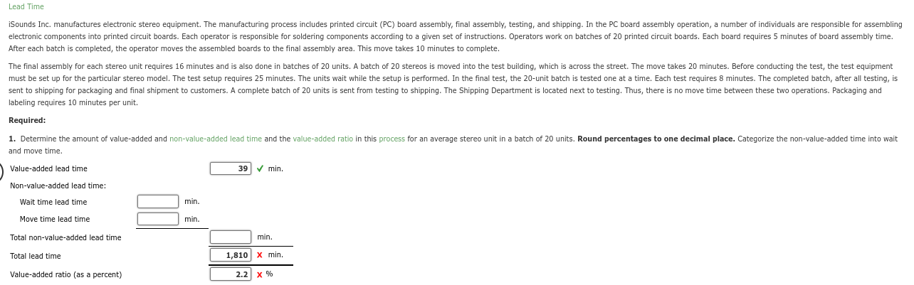 After each batch is completed, the operator moves the | Chegg.com