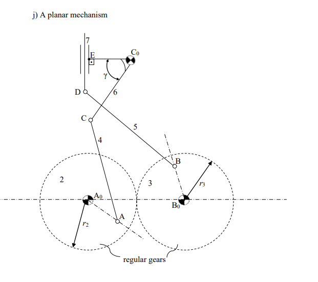 Solved For the given mechanisms, find the degree of freedom | Chegg.com