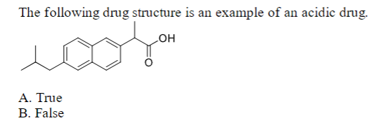 Solved The following drug structure is an example of an | Chegg.com