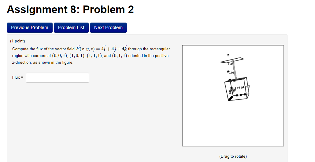 Solved Assignment 8: Problem 2 Previous Problem Problem List | Chegg.com