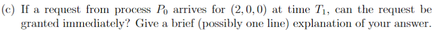 Solved Consider a system with 5 processes P0 through P4, and | Chegg.com