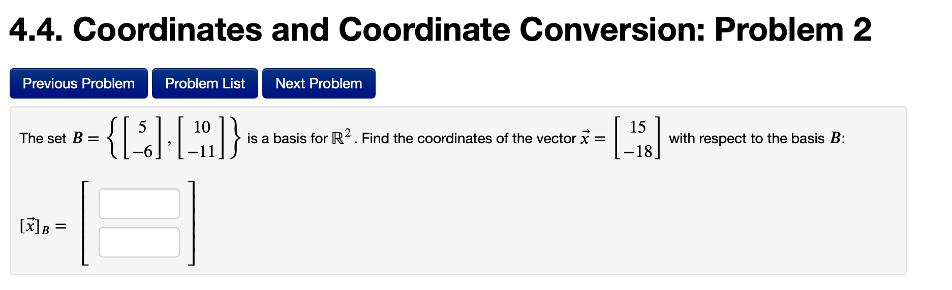 Solved 4.4. Coordinates and Coordinate Conversion: Problem 2 | Chegg.com