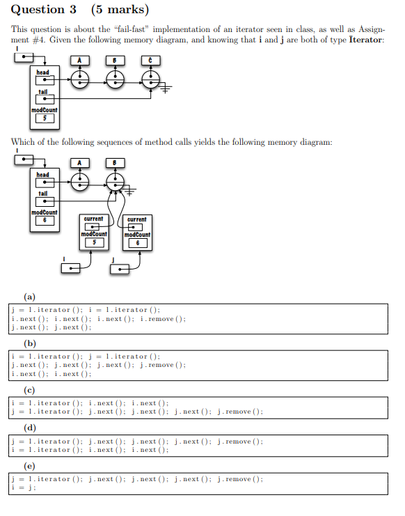 Solved Question 3 (5 marks) This question is about the | Chegg.com