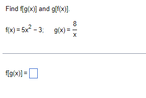 Solved Let f(x)=3x2−2 and let g(x)=4x+1. Find the given | Chegg.com