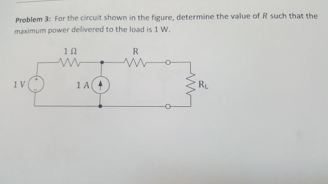 Solved Problem 3: For the circuit shown in the figure, | Chegg.com