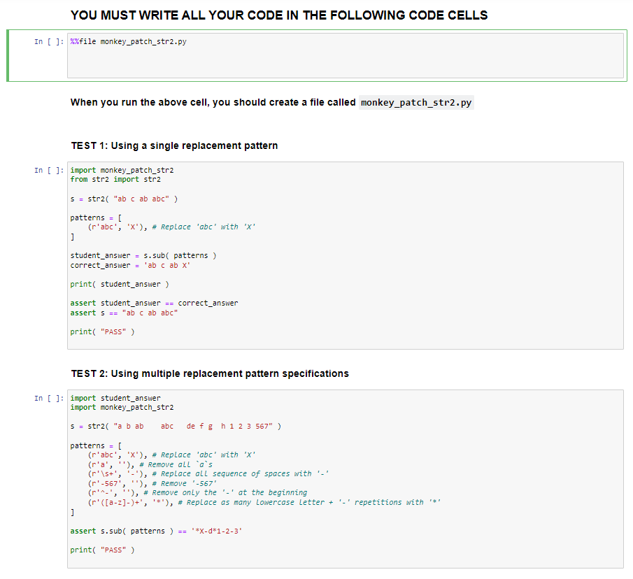 Solved PYTHON QUESTION This question is about monkey | Chegg.com