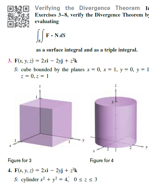 Solved In Exercises 3–8, verify the Divergence Theorem by | Chegg.com
