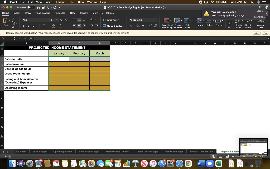 Solved Data Window Help OD 100% 62 Wed 2:17 PM Q E Excel | Chegg.com