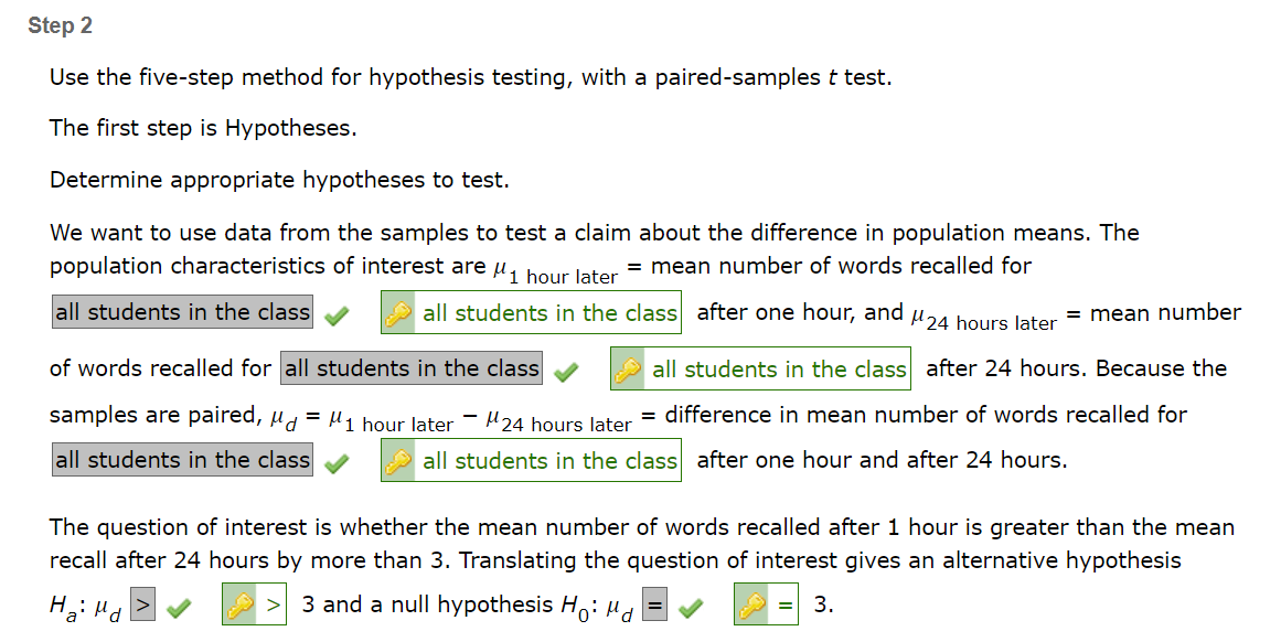 Solved In a study of memory recall, eight students from a | Chegg.com