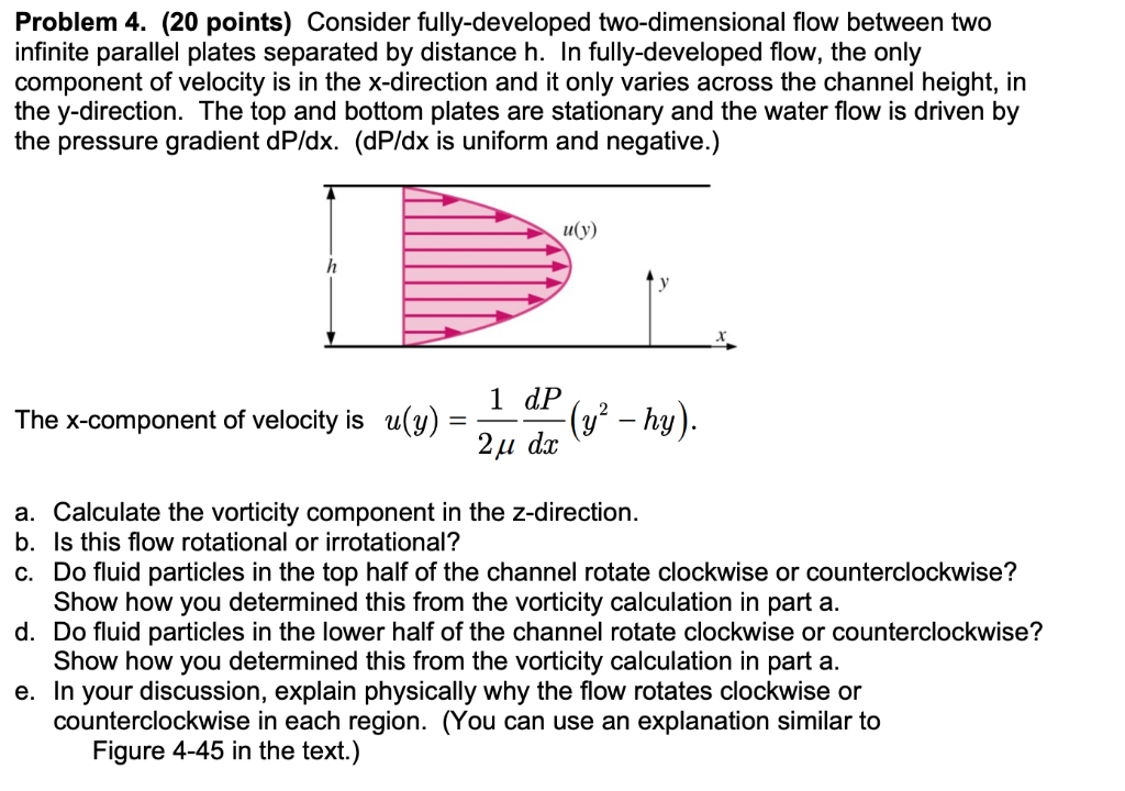 Solved Problem 4. (20 points) Consider fully-developed | Chegg.com Solved Problem 4. (20 points) Consider fully-developed | Chegg.com