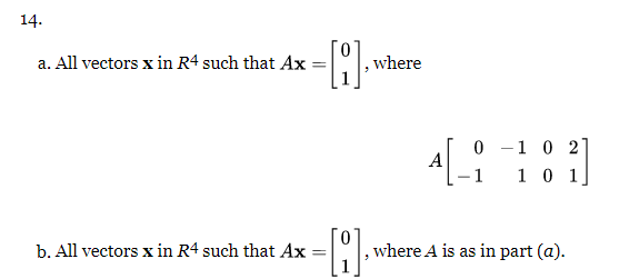 Solved In Exercises 13-14, use the Subspace Test to | Chegg.com