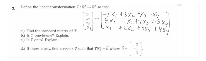 2. II 12 Define the linear transformation T: R3 R3 so | Chegg.com