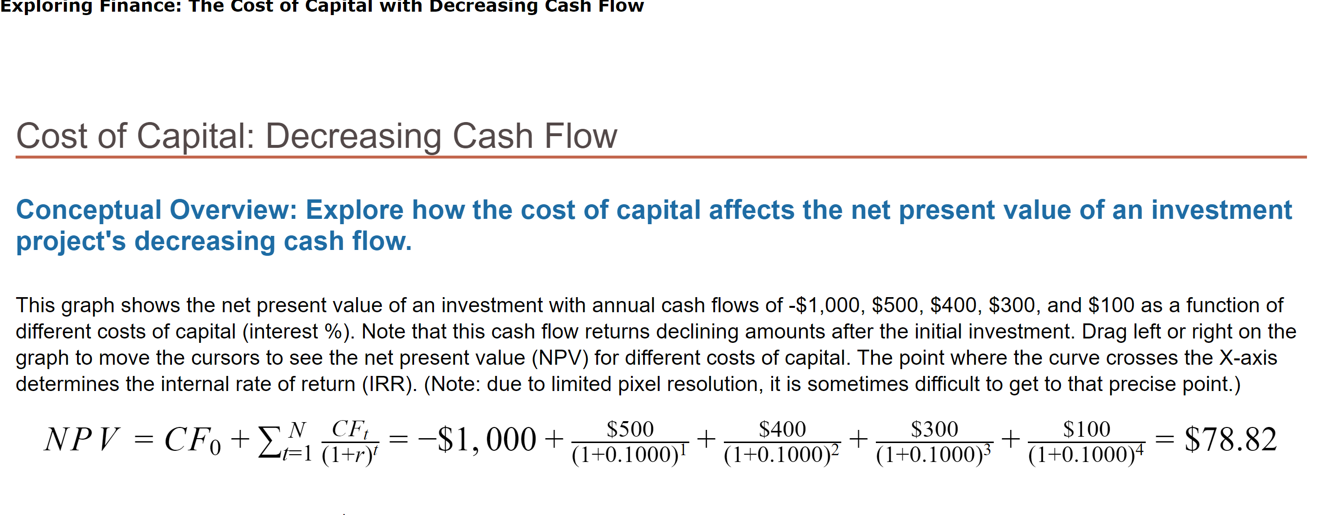 Conceptual Overview: Explore how the cost of capital | Chegg.com