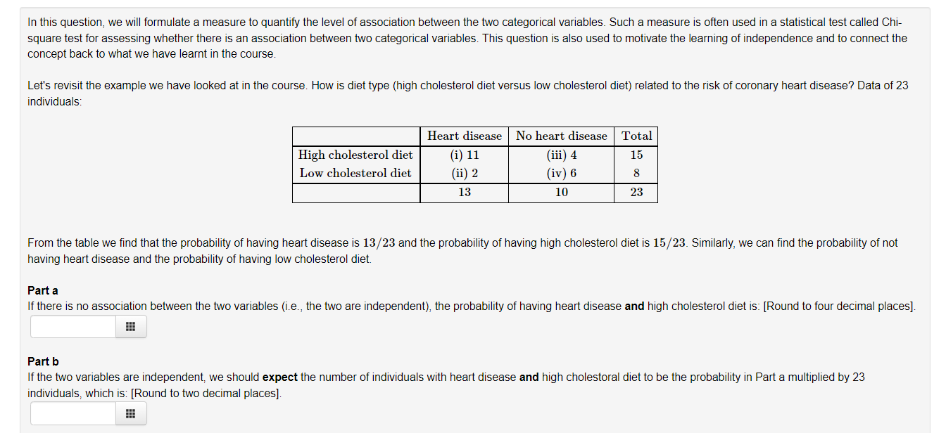 Solved In this question, we will formulate a measure to | Chegg.com