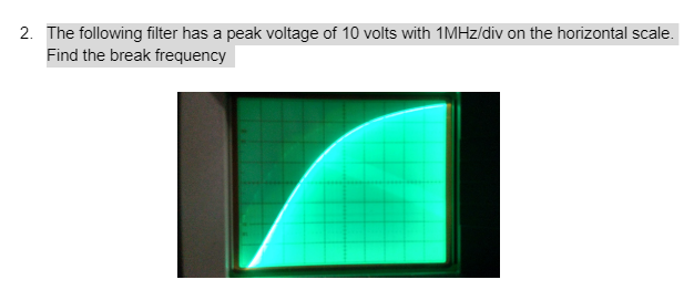 Solved The following filter has a peak voltage of 10 ﻿volts | Chegg.com
