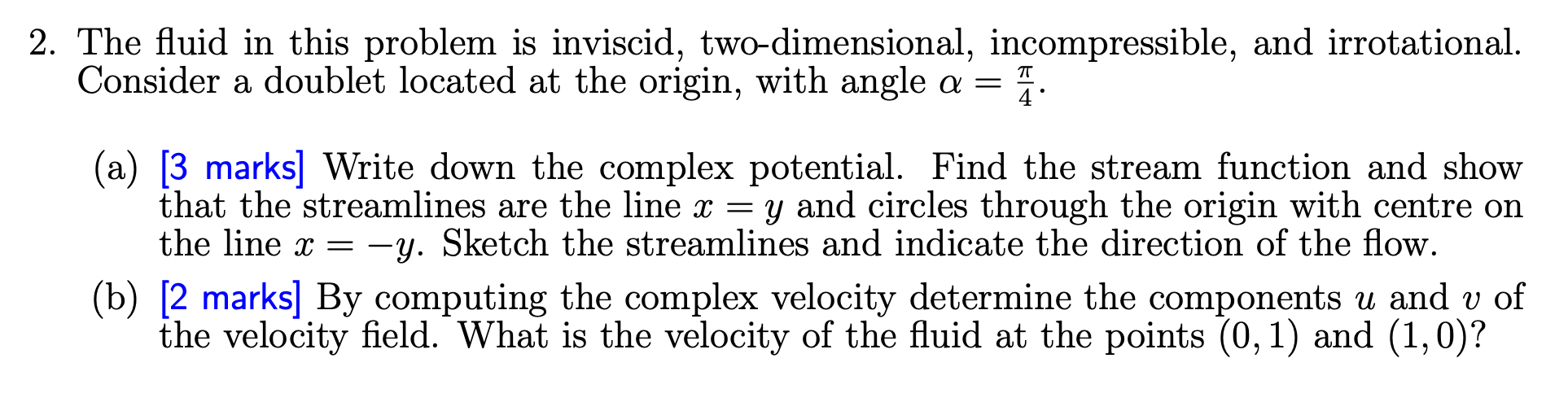 Solved 2. The fluid in this problem is inviscid, | Chegg.com