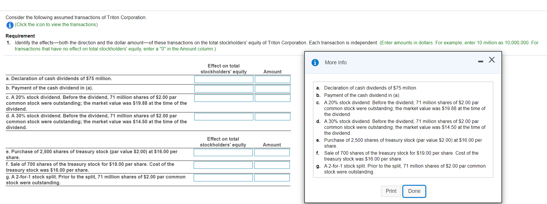 Solved Consider the following assumed transactions of Triton | Chegg.com