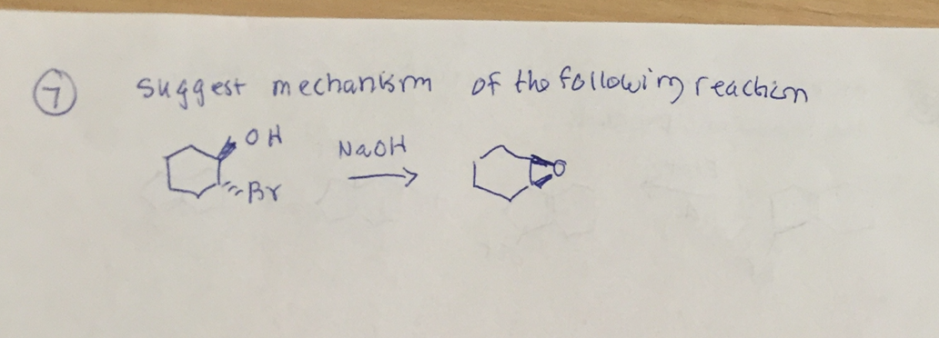 Solved of the following reaction suggest mechanism OH Naoh | Chegg.com