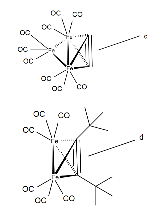Solved The affinity for alkynes binding to a single | Chegg.com