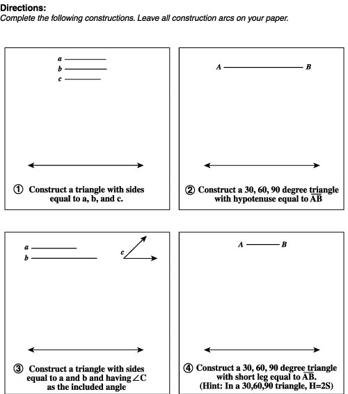 Solved Directions:Complete the following constructions. | Chegg.com Solved Directions:Complete the following constructions. | Chegg.com