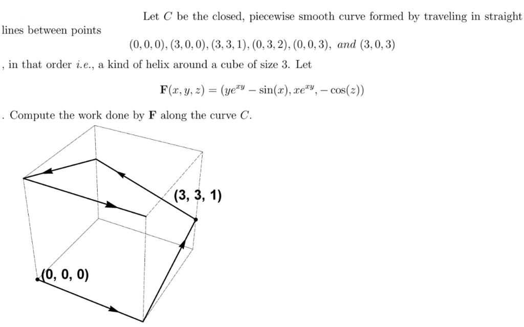 Solved Let C be the closed, piecewise smooth curve formed by | Chegg.com