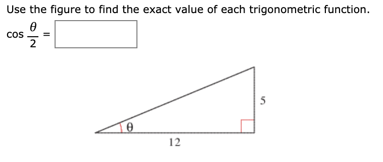 Solved Use the figure to find the exact value of each | Chegg.com