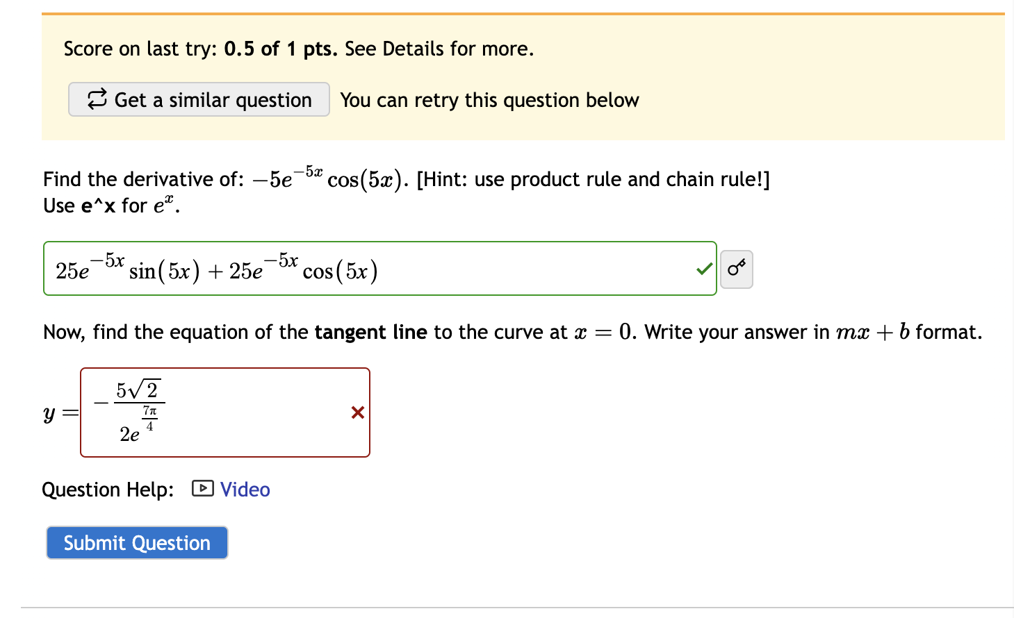 Solved A mass attached to a vertical spring has position | Chegg.com