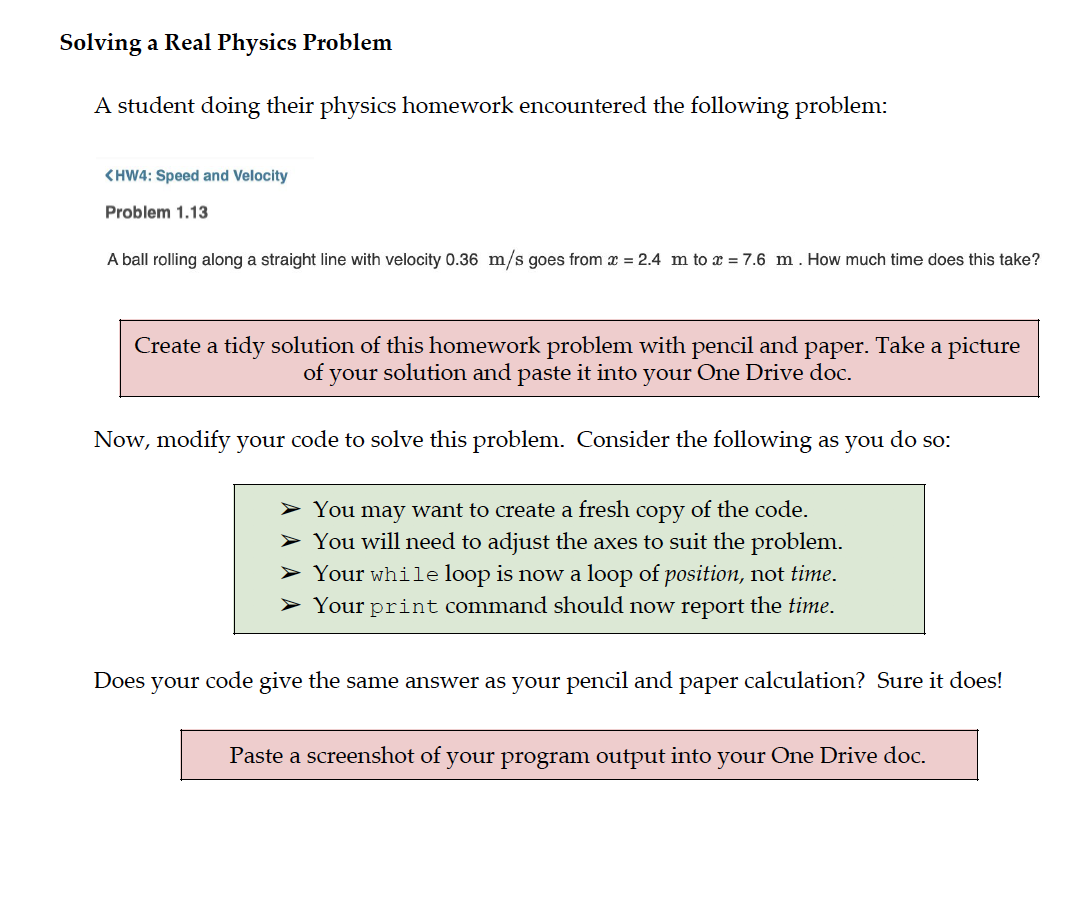 Phys151:Applied Physics Lab 3: Velocity Position | Chegg.com