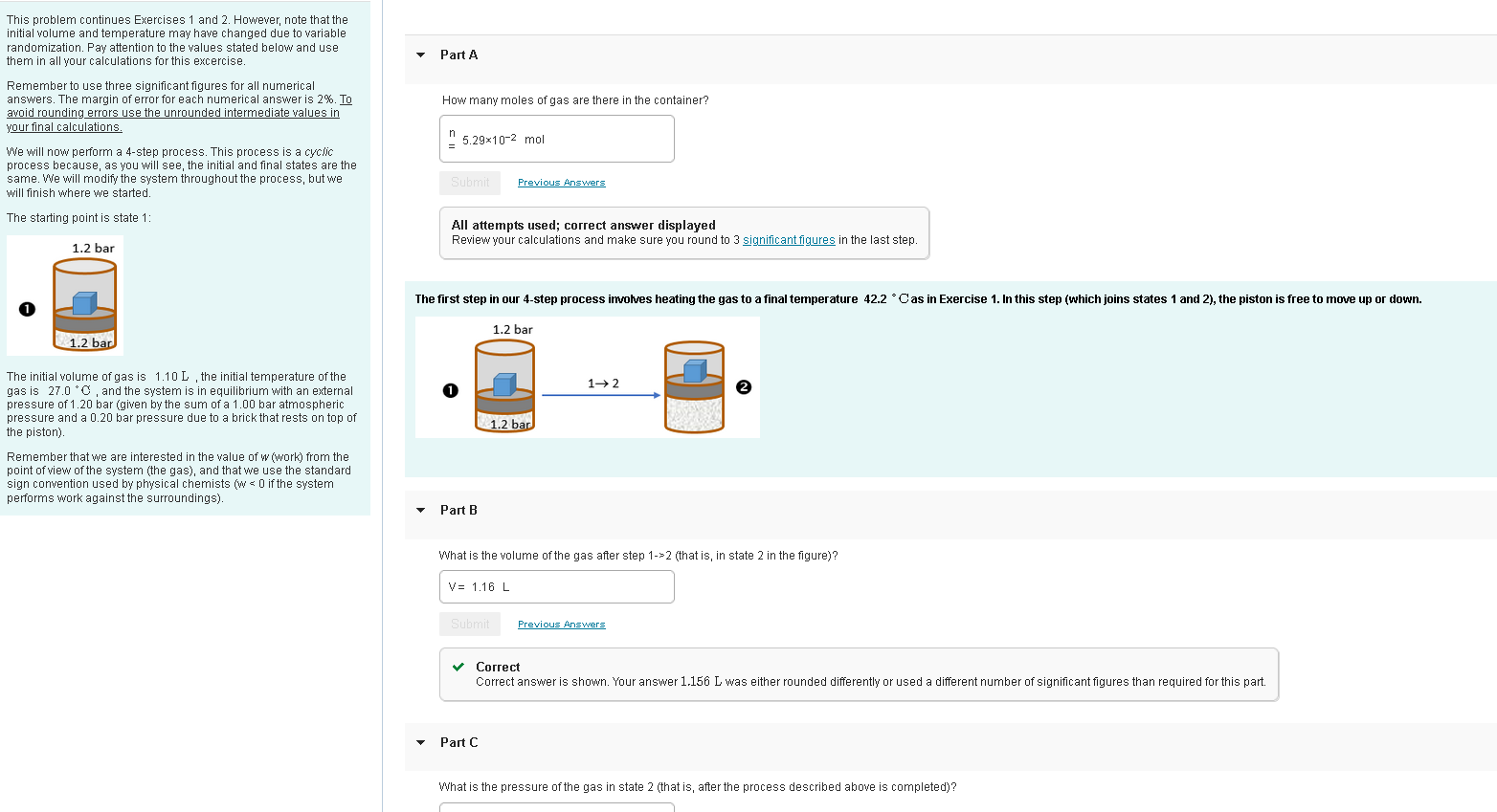 Solved Part A This problem continues Exercises 1 and 2. | Chegg.com