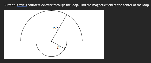 Solved Current I travels counterclockwise through the loop. | Chegg.com