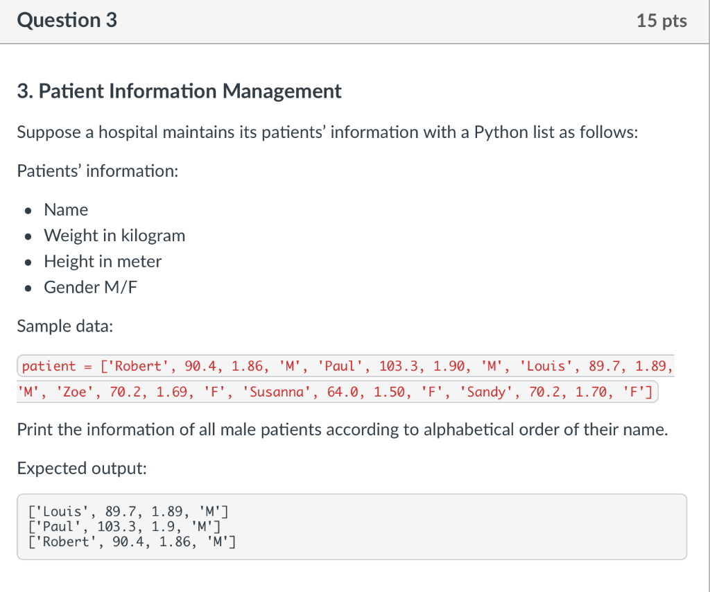 Solved ***Could you please use the codes mentioned in the | Chegg.com