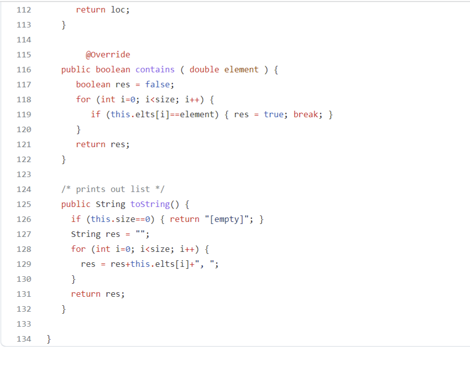 Solved Please help with the java ArrayList.java and | Chegg.com