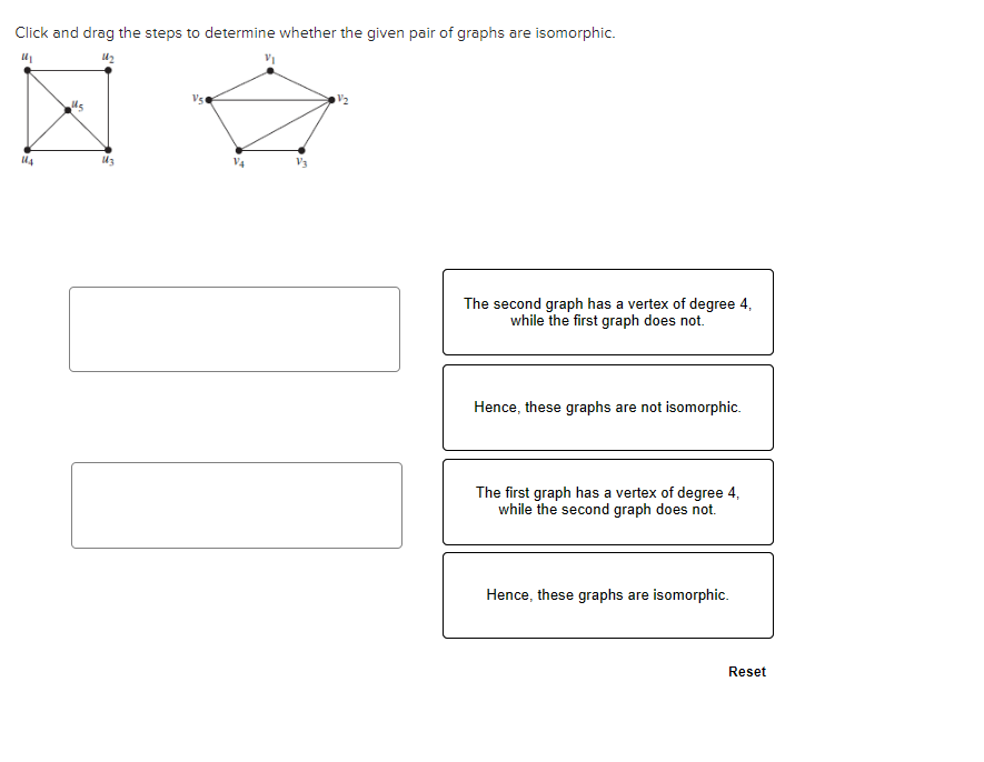 Solved discrete mathClick and drag the steps to determine | Chegg.com