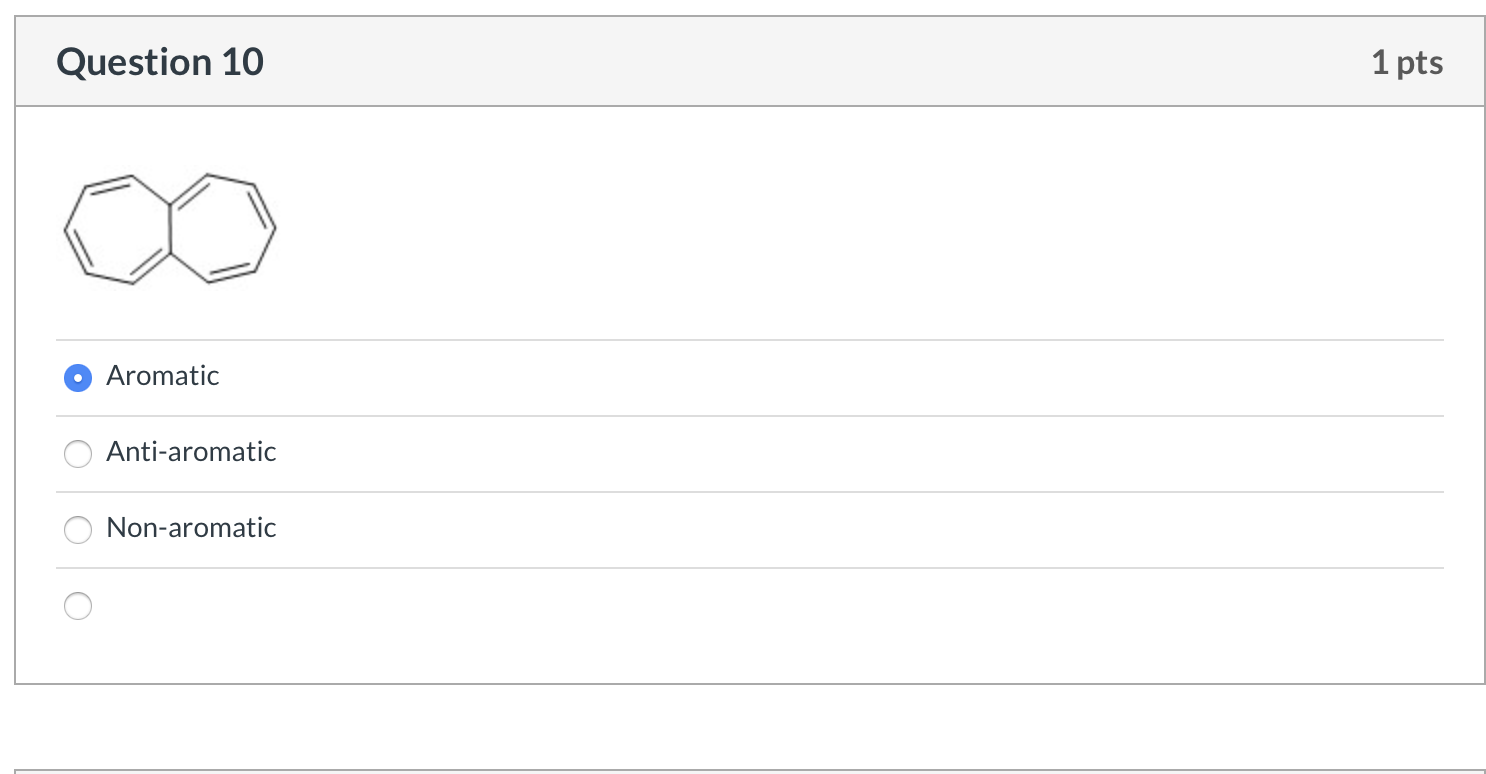 Solved Label each structure below as aromatic, | Chegg.com