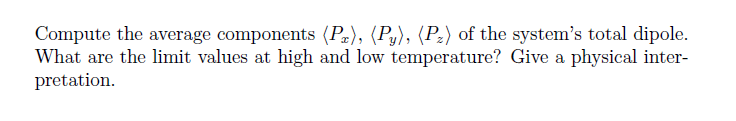 Solved Compute the average components | Chegg.com