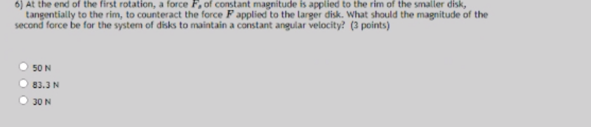 Solved α Two coaxial solid disks are glued together and | Chegg.com