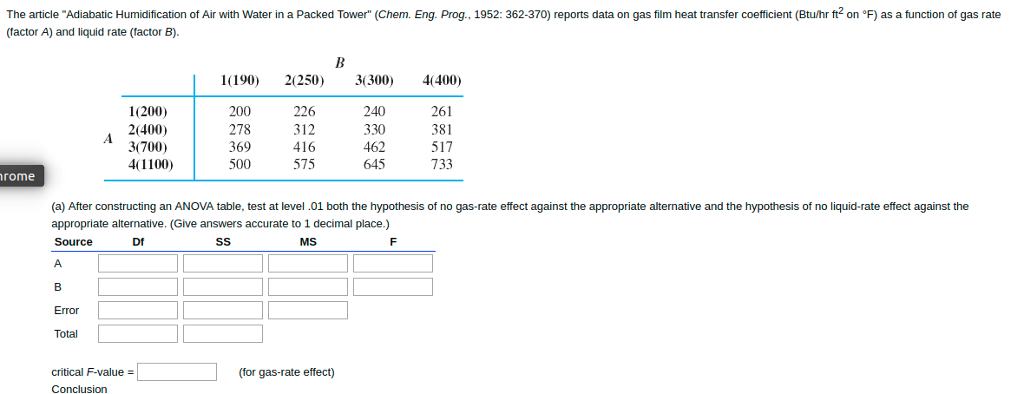 Solved (b) Use Tukey's procedure to investigate | Chegg.com