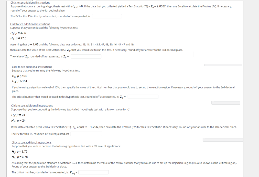 Solved Click to see additional instructions Suppose that you | Chegg.com
