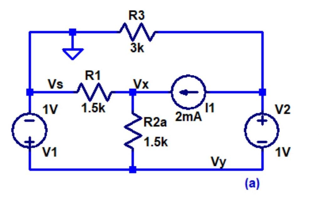 Solved Determine the currents and voltages in the following | Chegg.com