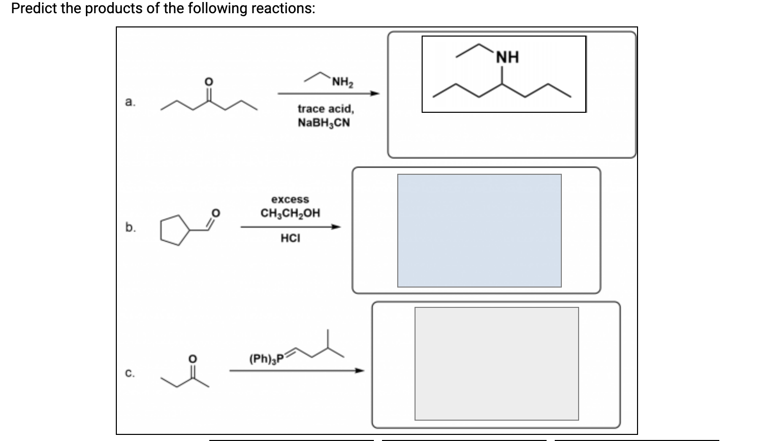 Solved Predict the products of the following reactions: NH2 | Chegg.com