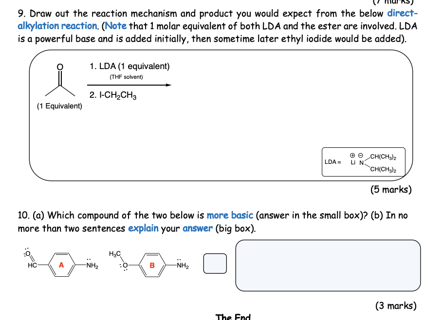 Solved 9. Draw out the reaction mechanism and product you | Chegg.com