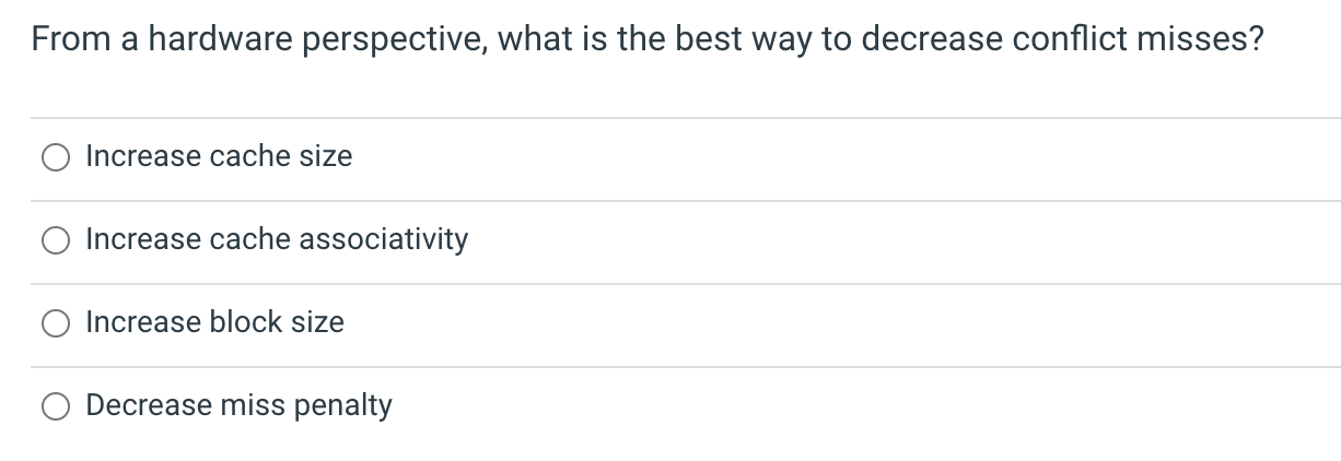 Solved From a hardware perspective, what is the best way to | Chegg.com