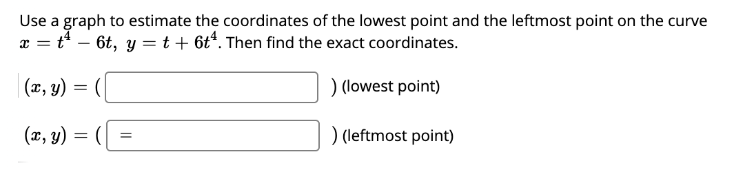 Solved Use a graph to estimate the coordinates of the | Chegg.com