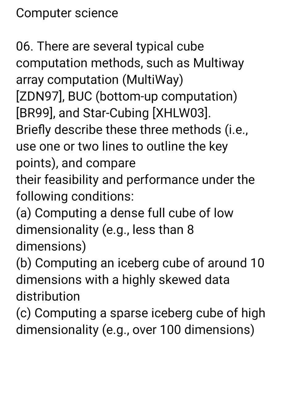 Computer Science 06 There Are Several Typical Cube 8393