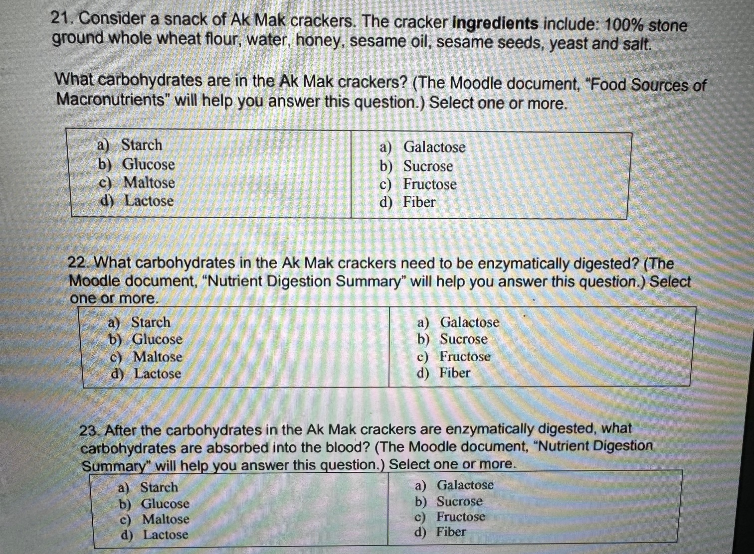 Solved Need help with the following 3 ﻿questions. | Chegg.com