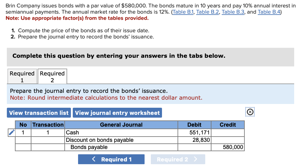 Solved Brin Company issues bonds with a par value of | Chegg.com