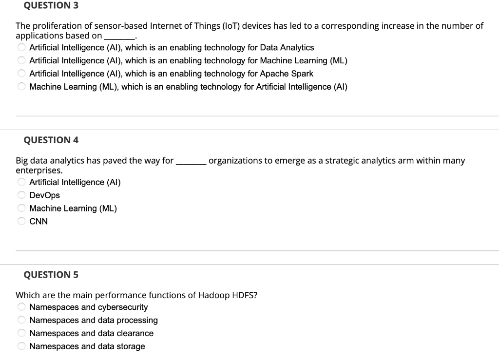 Solved Big data storage usually refers to volumes that grow | Chegg.com